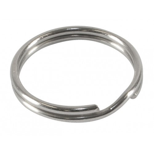 Split Ring/Key Ring Round Wire Nickel Plated — SpringXpert