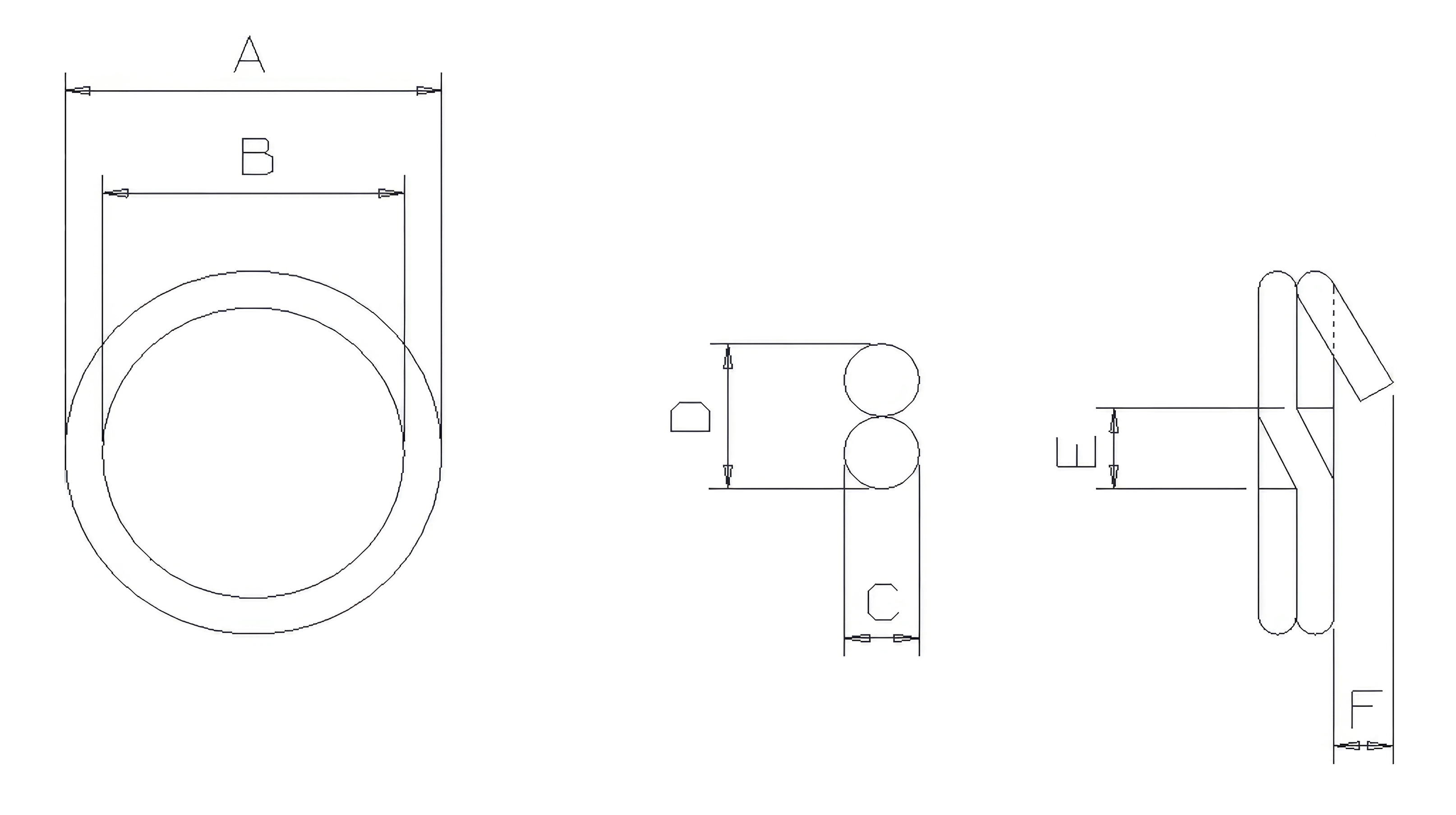 Ripple Split Rings / Key Rings Nickel Plated — SpringXpert