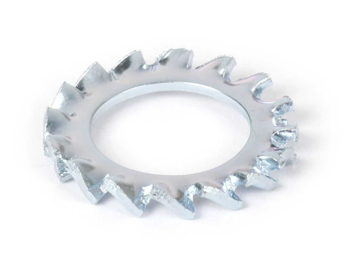 Serrated Safety Lock Washers Din 6798 A External Toothed BZP — SpringXpert